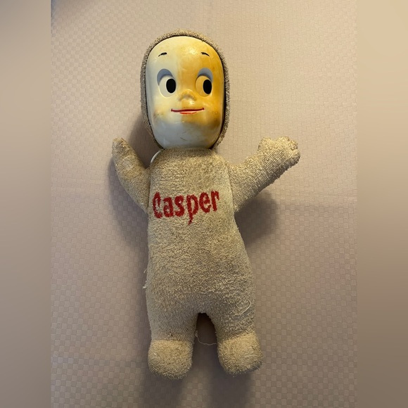 Mattel | Other | Mattel Harvey Famous Cartoons Vtg Casper 5 Plush Toy ...